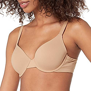 Amazon Essentials Women's Classic T-Shirt Bra, Beige, 36C