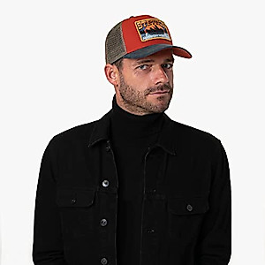 Stetson Canoe Trucker Cap Men Blue-red One Size