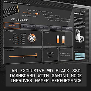 WD_BLACK 2TB SN750 NVMe Internal Gaming SSD Solid State Drive with Heatsink - Gen3 PCIe, M.2 2280, 3D NAND, Up to 3,400 MB/s - WDS200T3XHC