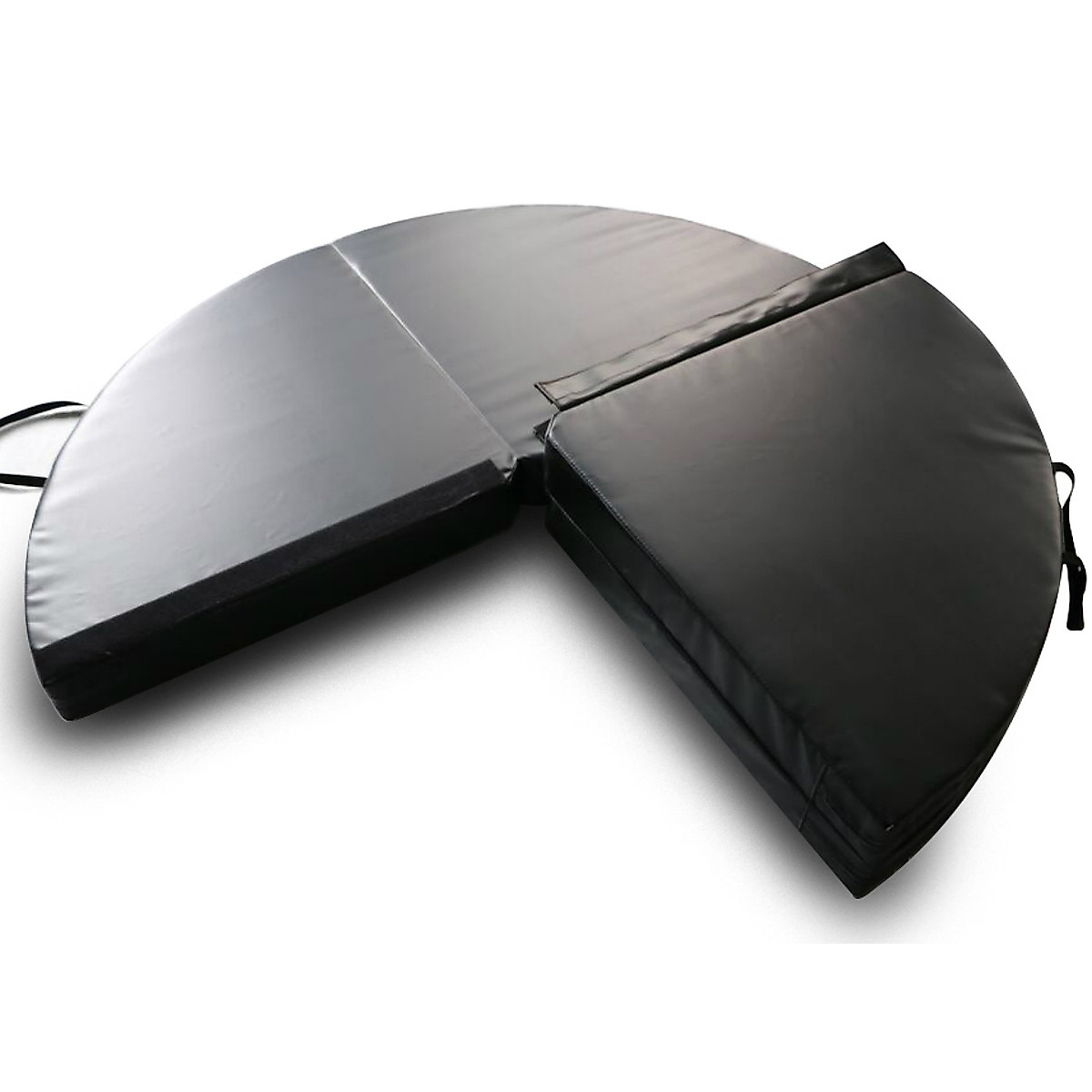 Pole Dance Mats, 3.6" thick, 5ft wide Pole Crash Mats, Specialized Fall Safety Padding Made for Pole by Pole Tribe (Black, 3.6 inch thick 5ft wide)