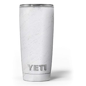 Design Skinz Slate Marble Surface V13 - Skin Decal Vinyl Wrap Kit Compatible with The Yeti Rambler Cooler Tumbler Cups