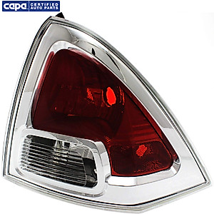 Evan Fischer Tail Light Lens and Housing Compatible with 2006-2009 Ford Fusion - CAPA Passenger Side