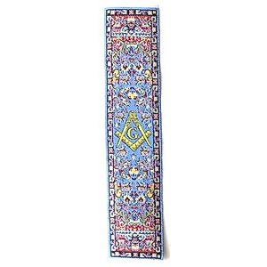Square & Compass Blue Masonic Bookmark - [7'' x 2'']