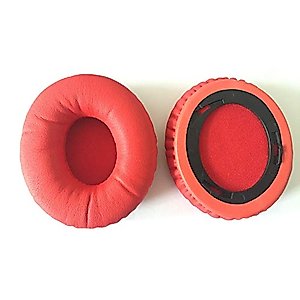 Replacement Ear Pads Cushions for Monster Beats by Dr Dre Solo HD Headphone On-Ear Headphone Replacement Ear Pad/Solo HD Ear Cushion/Ear Cups/Ear Cover/Earpads Repair Parts (Red)