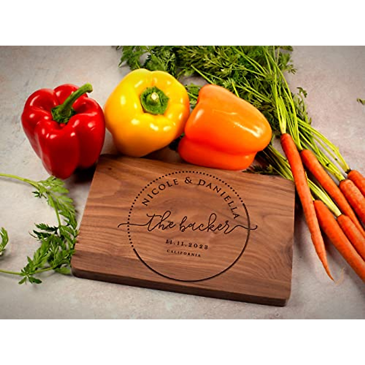 Personalized Cutting Board, Housewarming Gift - 12 Designs - Wedding Gifts for Couple, Kitchen Sign - House Warming Present for New Home