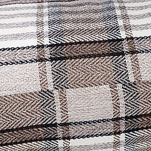 uxcell Set of 2 Buffalo Check Plaid Throw Pillow Covers Farmhouse Decorative Square Pillow Covers Home Decor Gray