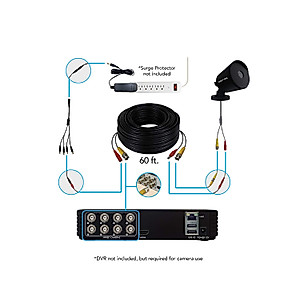 Night Owl 1080p HD Wired Indoor/Outdoor Add-On Cameras, 100 ft. of Night Vision, Wide Viewing Angle and Color Night Vision (2-Pack)