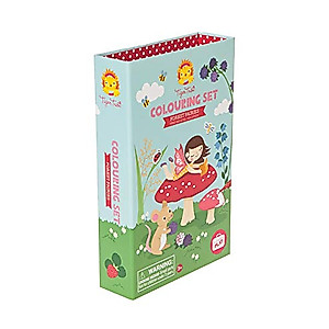 Tiger Tribe Forest Fairies Colouring Set Blue