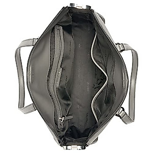 Calvin Klein Fay East/West Tote, Steel Grey,One Size
