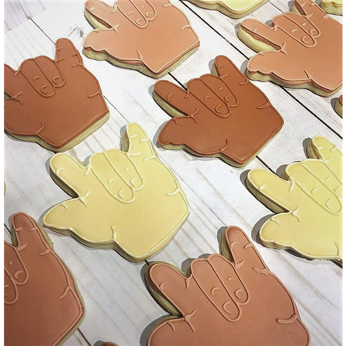 Ann Clark Cookie Cutters Hand Love Sign Cookie Cutter, 3.75"