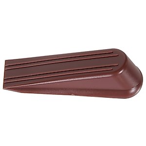The Hillman Group 592538 Door Stop Brown 1-1/4-Inch, 2-Pack