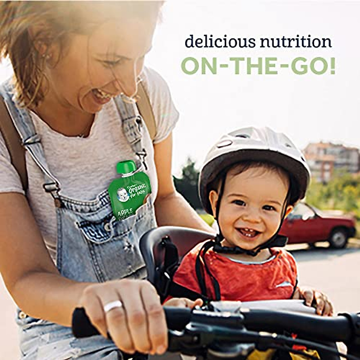 Gerber Organic Baby Food Pouches, 2nd Foods for Sitter, Pear Spinach, 3.5 Ounce (Pack of 12)