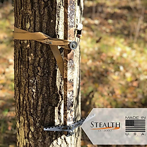 Stealth Strips Strata Camo Silencing Tape | Self Adhesive Silencing Fabric | Great for Quieting All of Your Metal Hunting Gear and Accessories | (4” X 72” Roll) (Strata Camo, 4" Wide)