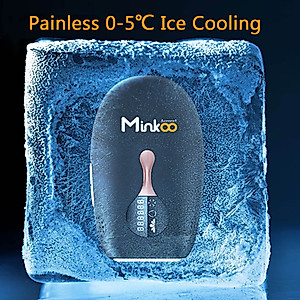 IPL Laser Hair Removal for Women and Men Painless Ice Cooling FDA Cleared - MinKoo Flawless Permanent Hair Remover Epilator for Women on Armpits Back Legs Arms Face Bikini Line