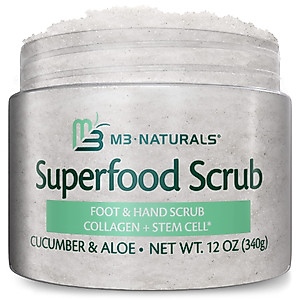 M3 Naturals Superfood Body Scrub 12 oz with Coffee Body Scrub 12 oz