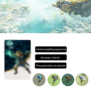 BeyondNice 40 Pcs Mini NFC Cards Compatible with tears of Kingdom Legend ZLD breath of wild