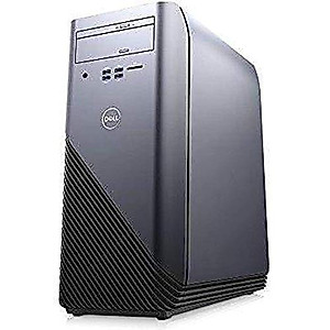 Dell i5675-A933BLU-PUS Inspiron 5675 AMD Desktop, Ryzen 5 1400 Processor, 8GB, 1TB, AMD Radeon RX 570 4GB GDDR5 Graphics, Recon Blue (Renewed)