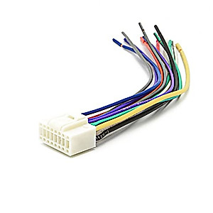 Goliton 16 Pin Replacement Wiring Harness Compatible for Alpine Car Stereo Headunit