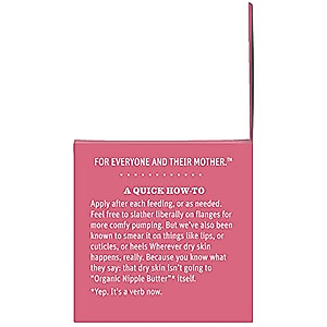 Organic Nipple Butter Breastfeeding Cream by Earth Mama | Lanolin-free, Postpartum Essentials Safe for Nursing, Non-GMO Project Verified, 2-Fluid Ounce