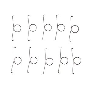 TNND Trigger Button Springs 10PCS PS5 Handle Metal L2 R2 Replacement for Playstation 5 PS5 PS4 Dualsense Controller Accessories, metallic