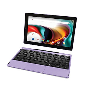 RCA 11 Delta Pro 11.6 Inch Quad-Core 2GB RAM 32GB Storage IPS 1366 x 768 Touchscreen WiFi Bluetooth with Detachable Keyboard Android 10 Tablet (Lavender)