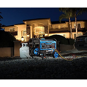 Pulsar 5,250W Dual Fuel Portable Generator with Switch and Go Technology, PG5250B