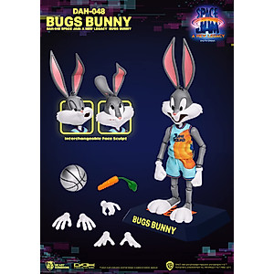 Beast Kingdom Space Jam: A New Legacy: Bugs Bunny DAH-048 Dynamic 8ction Heroes Action Figure,Multicolor
