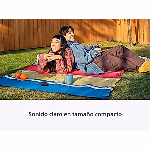 Sony SRS-XB100 Wireless Bluetooth Portable Lightweight Super-Compact Travel Speaker, Durable IP67 Waterproof & Dustproof Shower Speaker, 16 Hour Battery, Versatile Strap, & Hands-free Calling, Blue