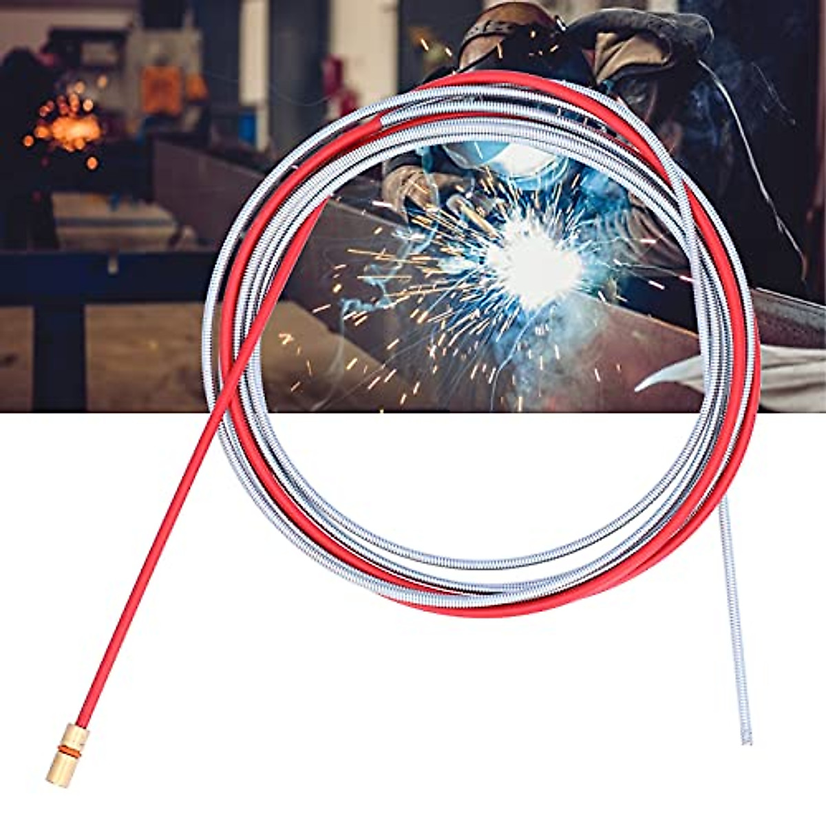 Weld Wire Hose, Metal Welding Gun Liner 500A for CO2 Gas Shielded Welder