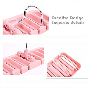 ArMordy(TM) Multifuction Storage Storage Rack Tie Belt Organizer Space Saver Rotating Scarf Ties Hanger Wardrobe Finishing Rack Space Saver[ blue ]