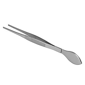 Potted Plant Tweezers, Bonsai Serrated Tweezers Removing Moss Stainless Steel Straight Tip Picking Up Sprigs for Courtyard