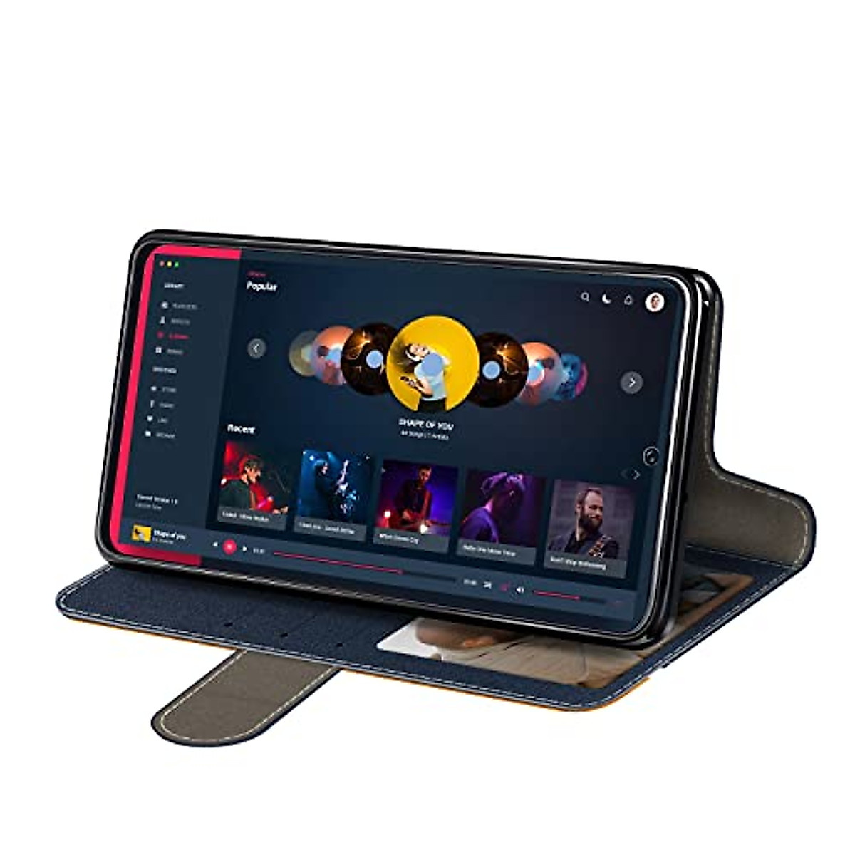 for Infinix Hot 10 Play Flip Cover, Magnetic Buckle Multicolor Business PU Leather Phone Case with Card Slot, for Infinix Smart 5 India 6.82 inches