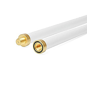 UAYESOK Amateur Base Station Antenna Dual Band UV 2Meter 70cm Fiberglass Mobile Radio Antenna GMRS Vertical Base Antenna 5.8' 200W High Gain for Device Repeater Police Scanner Truck SUV