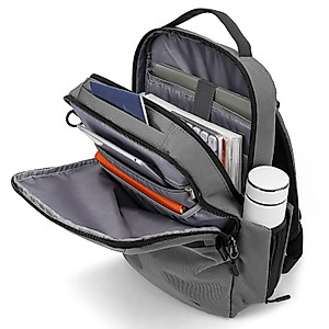 Laripwit Laptop Backpack 15.6 Inch, Business Slim Durable Laptop Backpack Bag for Men Women Small College Computer Backpack Fits Laptop and Notebook, Gray