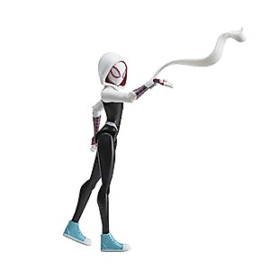 Marvel Spider-Man: Across The Spider-Verse Spider-Gwen Toy, 6-Inch-Scale Action Figure with Web Accessory, Toys for Kids Ages 4 and Up