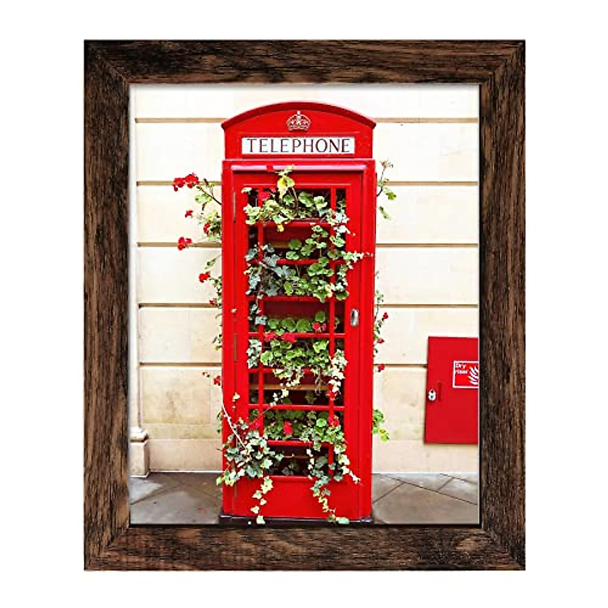 SESEAT 8x10 Picture Frame Rustic Brown, Display Pictures for Wall and Tabletop, 1 Pack