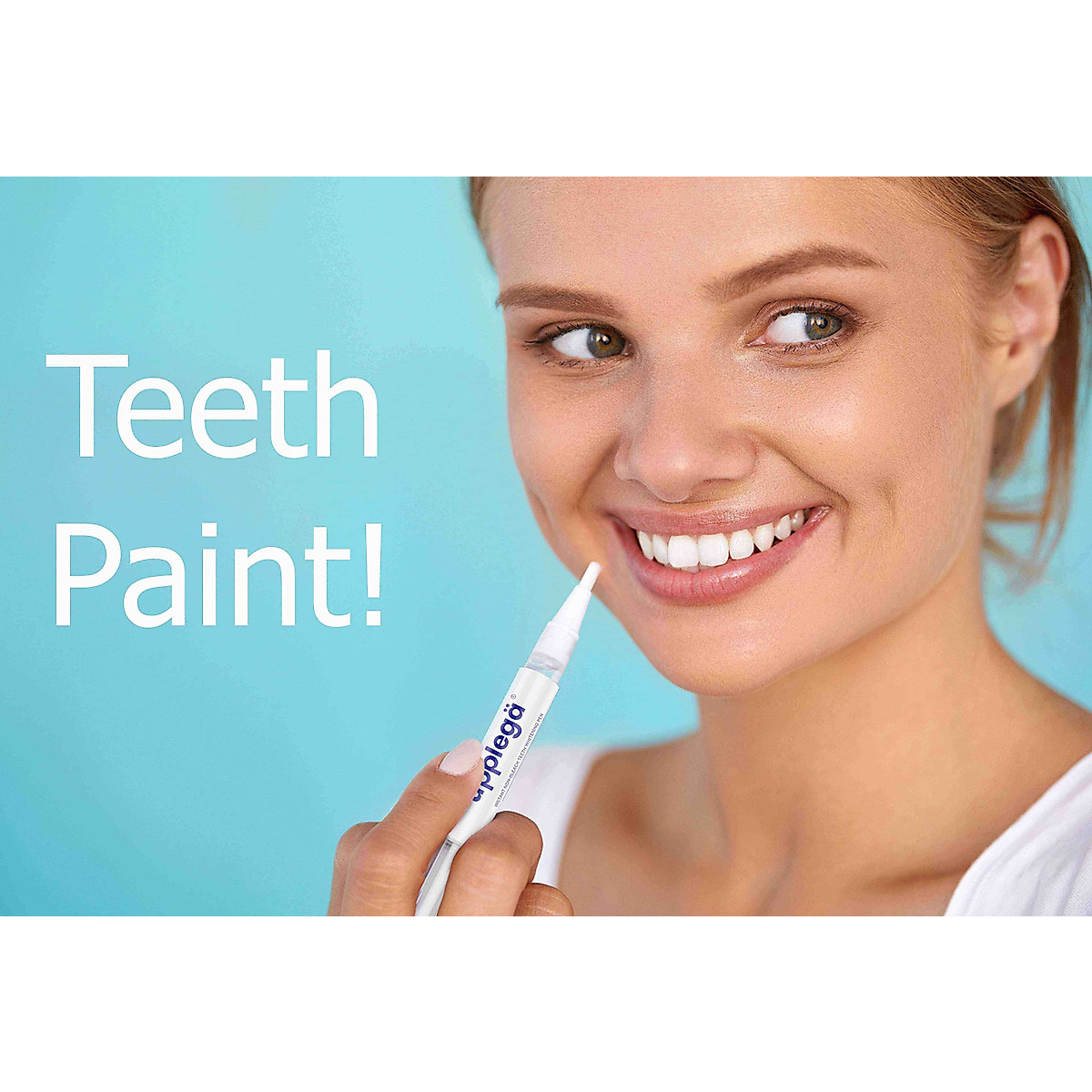 Tooth Paint, Instant Teeth Whitening, Tooth Polish Uptight White, Easy at Home Temporary Teeth Paint Polish Pen