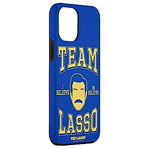 iPhone 12 Pro Max Ted Lasso Team Lasso I Believe In Believe Silhouette Logo Case