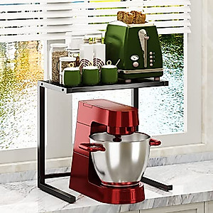 coobest Air Fryer Rack, Spice Rack, Kitchen Appliance Storage, Kitchen Rack, Kitchen Gadgets and Kitchen Organization, Rack for Rice Cooker, Coffee Maker, Stand Mixer, and Blender, with Enough Height