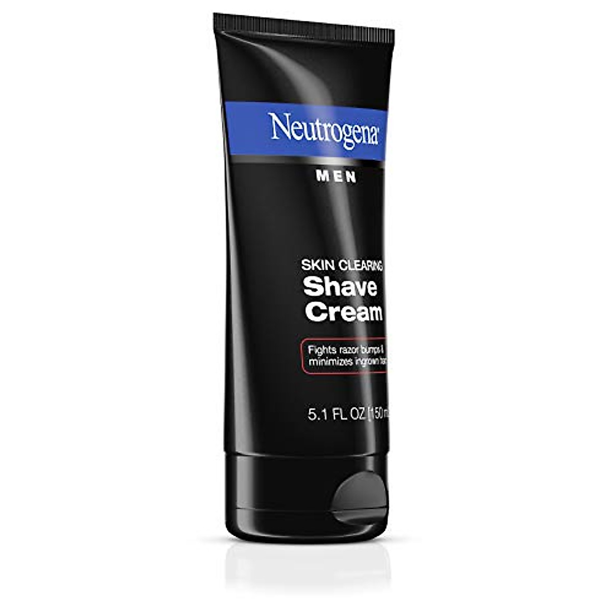 Neutrogena Men Skin Clearing Shave Cream, Oil-Free Shaving Cream to Help Prevent Razor Bumps & Ingrown Hairs, 5.1 fl. oz