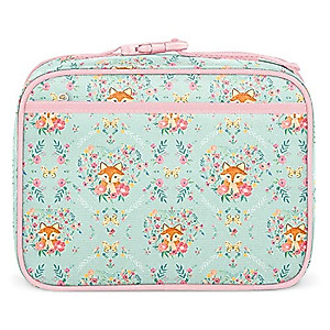 Simple Modern Kids Lunch Box for Toddler | Reusable Insulated Bag for Girls, Boys Meal Containers for School | Hadley Collection | Fox and the Flower