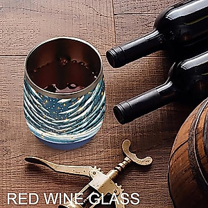 WYUSPGK 304 Stainless Steel Insulated Cup, Winter Pine Plants Print Smooth Rim, Durable & Reusable - Perfect for Office, Home, And Travel