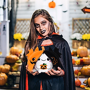 NJXQLL Halloween Plush Toys, Halloween Stuffed Animal Plush Pillow, Pumpkins Ghosts Halloween Plushies Toys for Adults and Kids, Halloween Christmas Birthday Party Home Decor