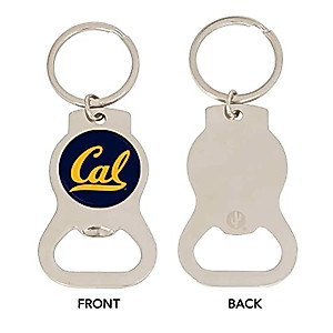 Berkeley University of California Bottle Opener KeychainGolden Bears Cal UC Car Keys (Silver Bottle)