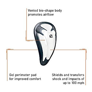 Shock Doctor Jock Strap Supporter with BioFlex Cup Included - Core Protective Sports Athletic Cup - Adult