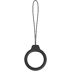 iFace Reflection Color Silicone Smartphone Ring Strap Grip Holder - Compatible with iPhone, Samsung, Other Mobile Devices - Black