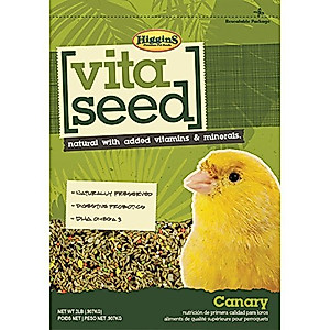 Higgins Vita Seed Canary Bird Food 2 lb Bag. (Fast by Just Jak's Pet Market