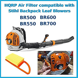 HQRP Filter Compatible with Stihl 4282-141-0300, 4282-141-0300B, 4282 141 0300, 4282 011 1642 fits BR500, BR550, BR600, BR 700 Petrol Backpack Leaf Blowers