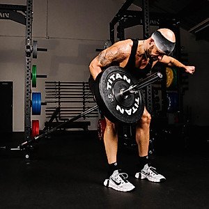 Titan Fitness Rack Mounted Landmine Attachment, Compatible with T2, T3, X3, Titan Series Power Racks, Includes Hole Mount Adapters, Fit 2" Olympic Bars