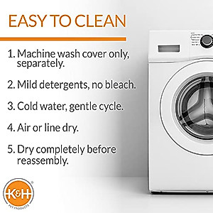 K&H Pet Products Cuddle Cube Pet Bed Gray Small 24 X 24 Inches